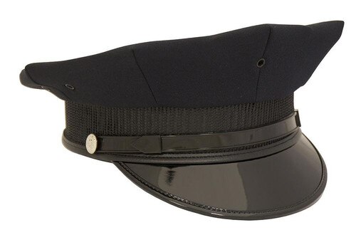 Bayly Navy 8-Point Dress Hat w/Scrambled Eggs and Gold Chain