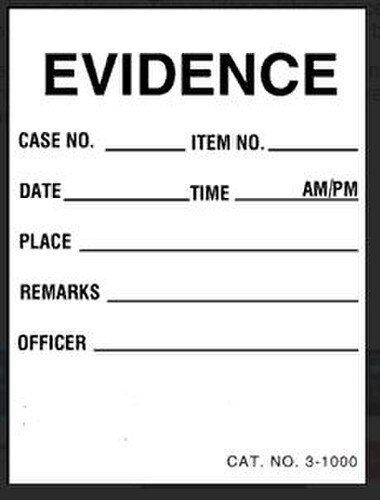 Evidence ID Labels (Pack of 100)