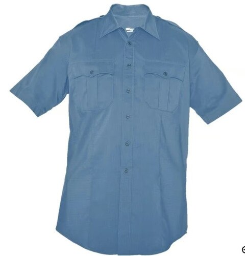 Elbeco Reflex Short Sleeve Shirt, Men's, French Blue