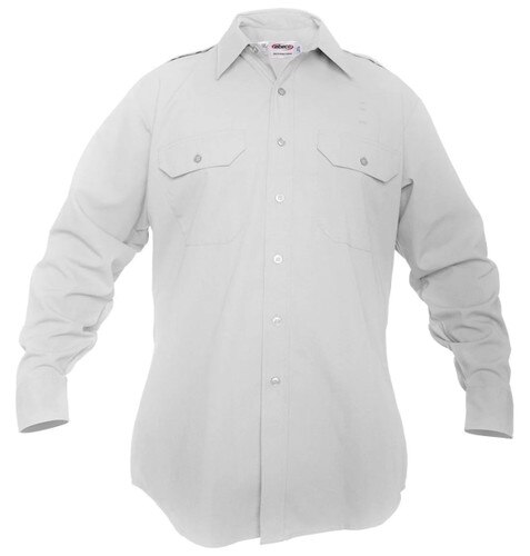 Elbeco First Responder Men's Long Sleeve Shirt - White