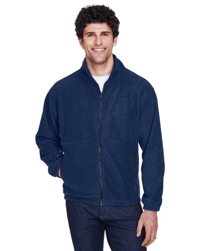 UltraClub Men's Iceberg Fleece Full-Zip Jacket