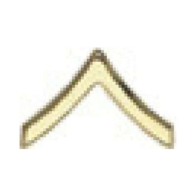 Hero's Pride Silver 'Private' Rank Insignia Pin - Set of 2