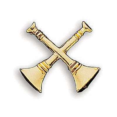 Blackinton Fire Insignia, 2 Crossed Bugles