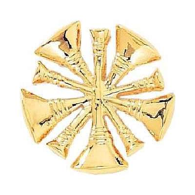 Blackinton Fire Insignia, 5 Crossed Bugles