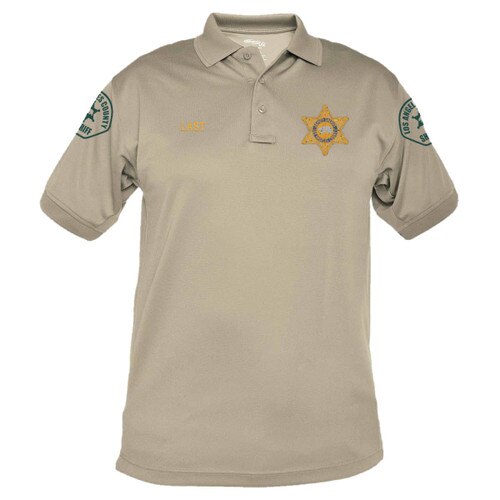 LA Sheriff's Ufx™ Short Sleeve Tactical Polo - Tan
