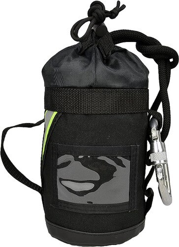 Lightning X Fire Rescue Personal Escape Rope Bag Bail Out Kit - Black