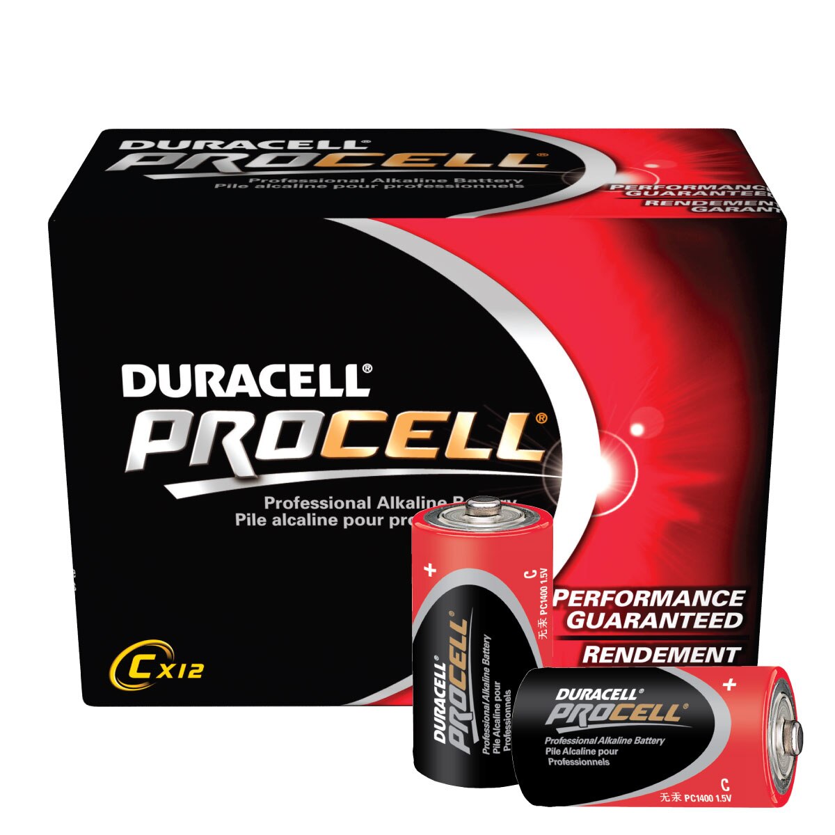 Duracell PRO CELL Alkaline C Battery (sold by each)
